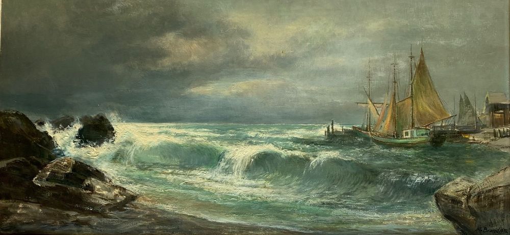 Fritz BRAND (1915-1998) Großes Gemälde (Gebraucht) in Müllheim Dorf für ...