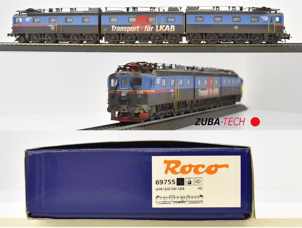 Roco 69755 E-Lok DM3/Serie1200 LKAB H0WS (Gebraucht) in St. Gallen für ...