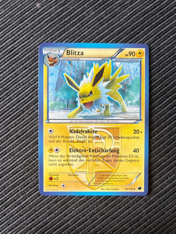 Pokemon Blitza Team Plasma Black & White excellent (Neu (gemäss ...