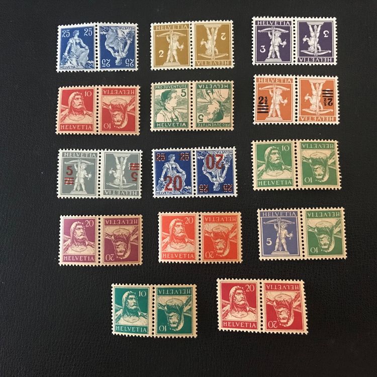 Kehrdrucke, Auswahl ex. K1-K27y, postfrisch | Kaufen auf Ricardo