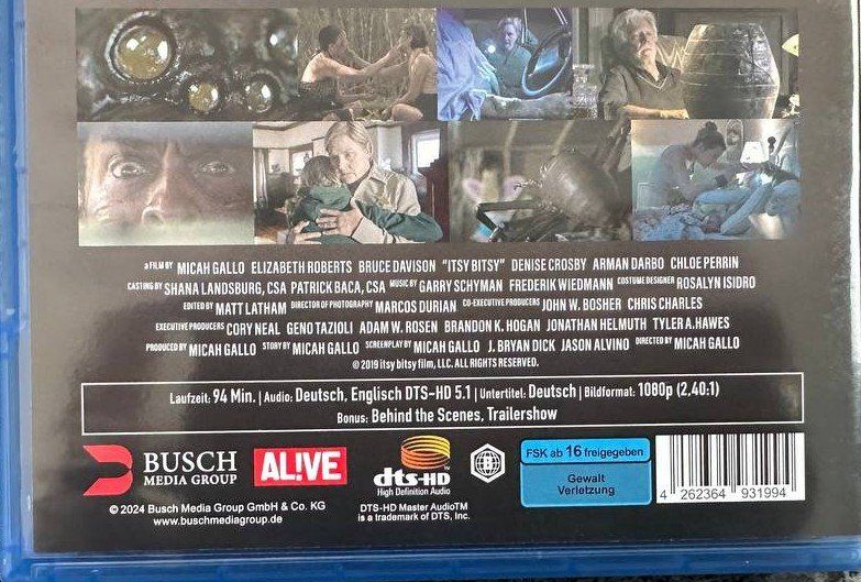 Itsy Bitsy - Blu-ray Horrorfilm - Spinnen-Horror pur! (Gebraucht) in Beringen für CHF 8 – mit ...