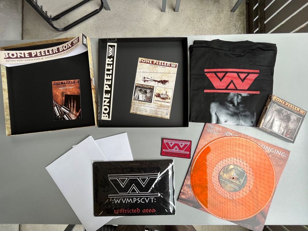 WUMPSCUT LP Box RAR - bone peeler Gothic RAMMSTEIN Slayer (Neuf (Voir ...