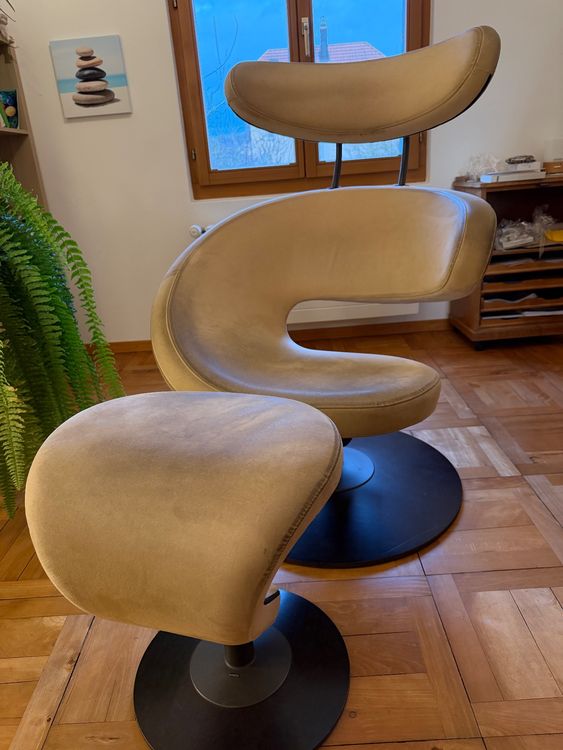 Design-Kippstuhl mit Fusshocker (Gebraucht) in Langendorf für CHF 400 ...