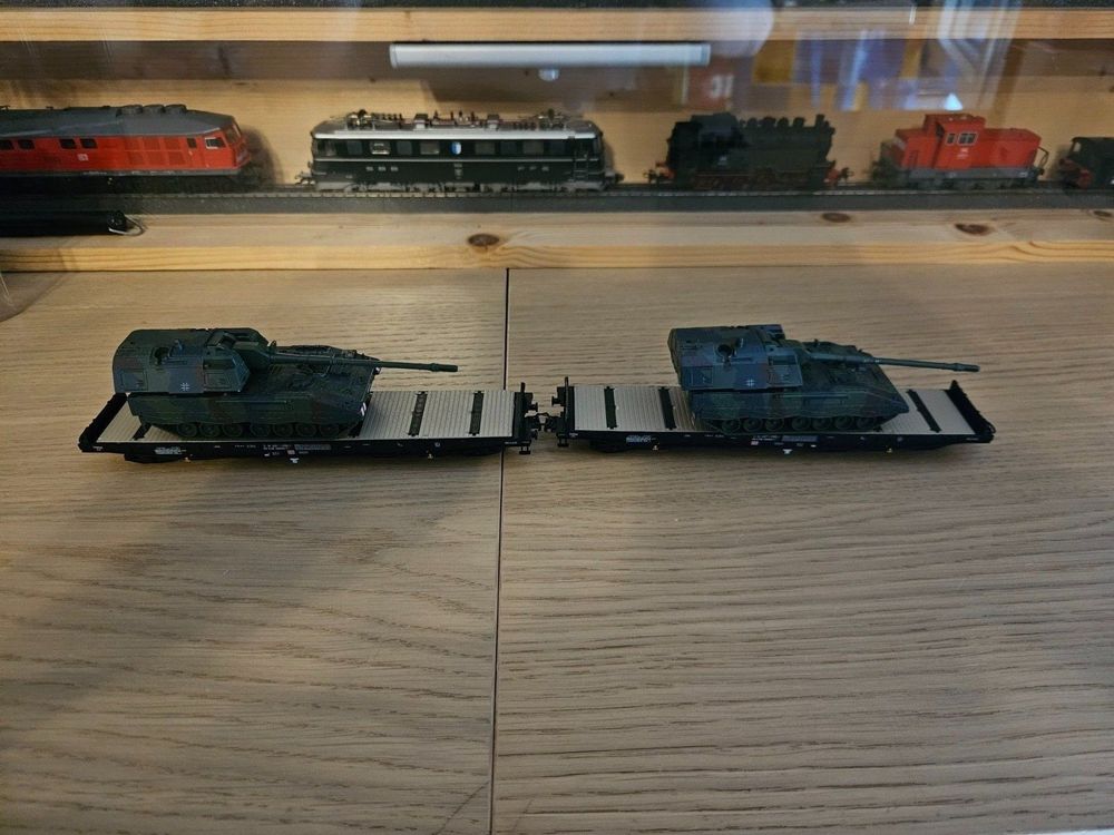Lot de 2 wagons DB Tank d'artillerie | Kaufen auf Ricardo