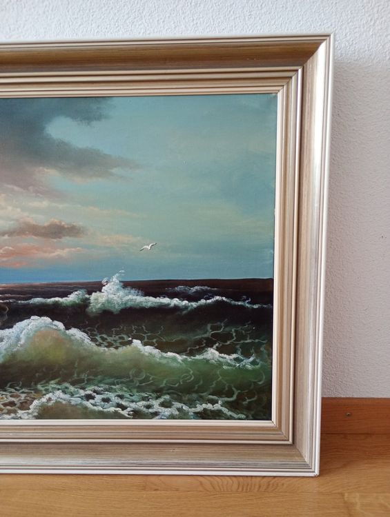 Grosses, wunderschönes Gemälde Meer/ 102 cmbreit x62 cm hoch (Gebraucht ...