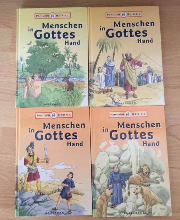 Familienbibel "Menschen in Gottes Hand" 4 Bände (Gebraucht) in Büren ...