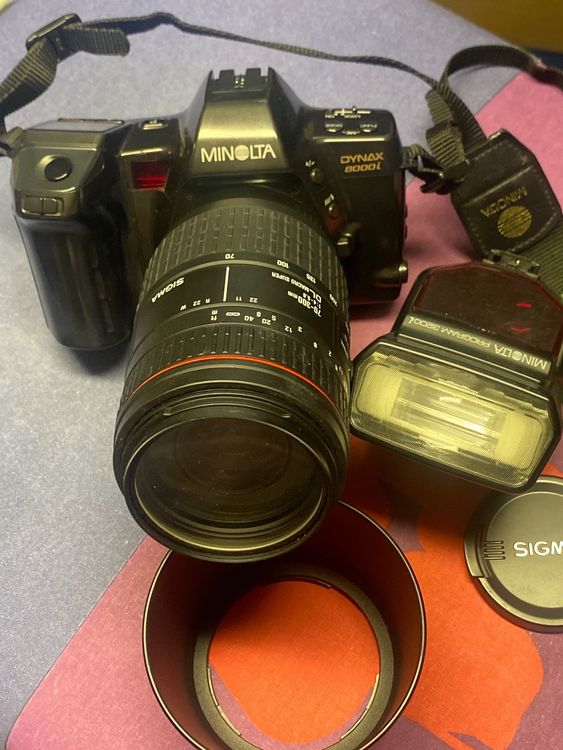 Minolta 8000i mit Sigma 70-300 1:4 Macro (Gebraucht) in Vogelsang AG ...