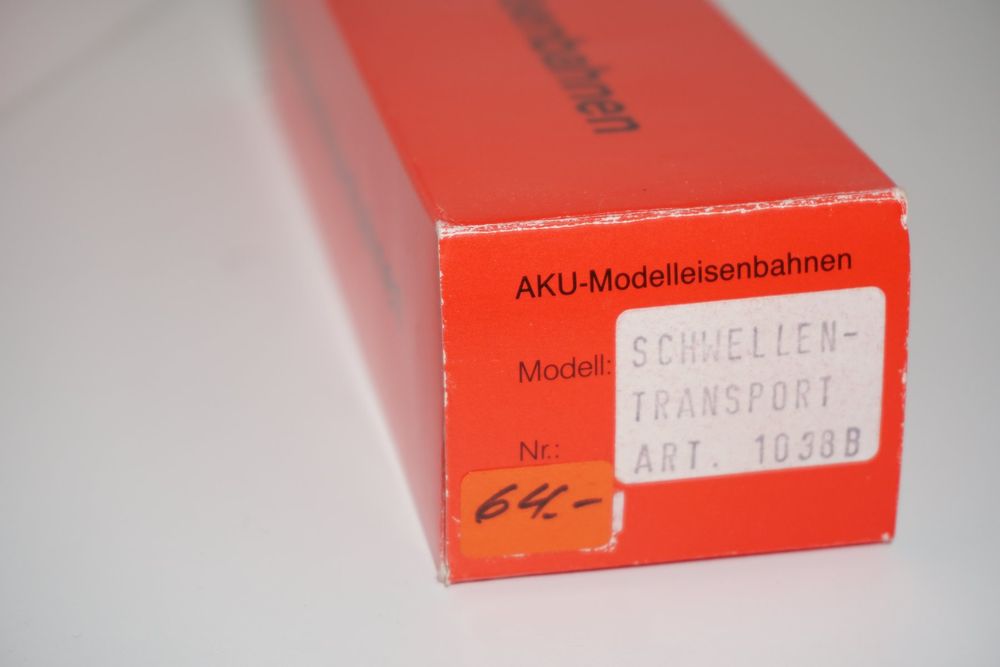 AKU 1038B - SBB Schwellentransportwagen H0/DC (Gebraucht) in Matten b ...