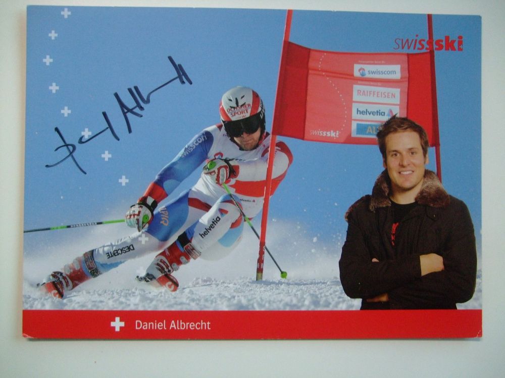 DANIEL ALBRECHT (CH) HANDSIGNIERT TOP AK (Gebraucht) in Schachen b. Reute für CHF 12 – mit ...