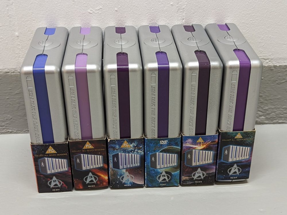 Star Trek "The Next Generation" TNG DVD Box-Set Staffel 2-7 (Gebraucht ...