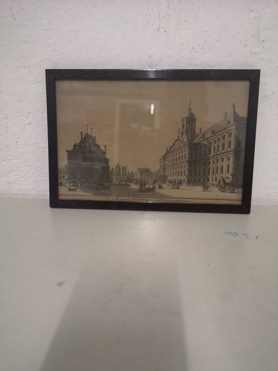 Antike Bild vermutlich Stich ? Signiert Datiert 1743 (Gebraucht) in ...
