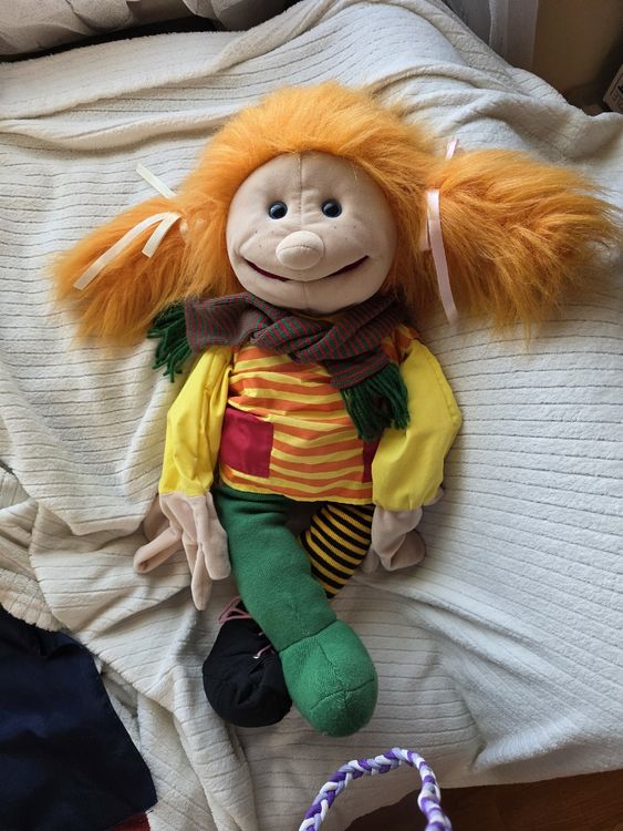 Living Puppet Handpuppe Pippi Langstrumpf Mass von höhe 70cm (Neu ...