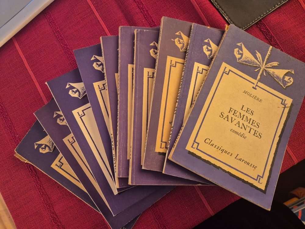 Lot de Livres Anciens – Collection Classiques Larousse (x10) (D ...