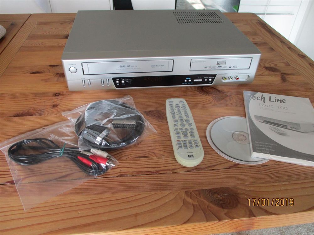TechLine DVRC 700 DVD-VHS-Recorder | Acheter sur Ricardo