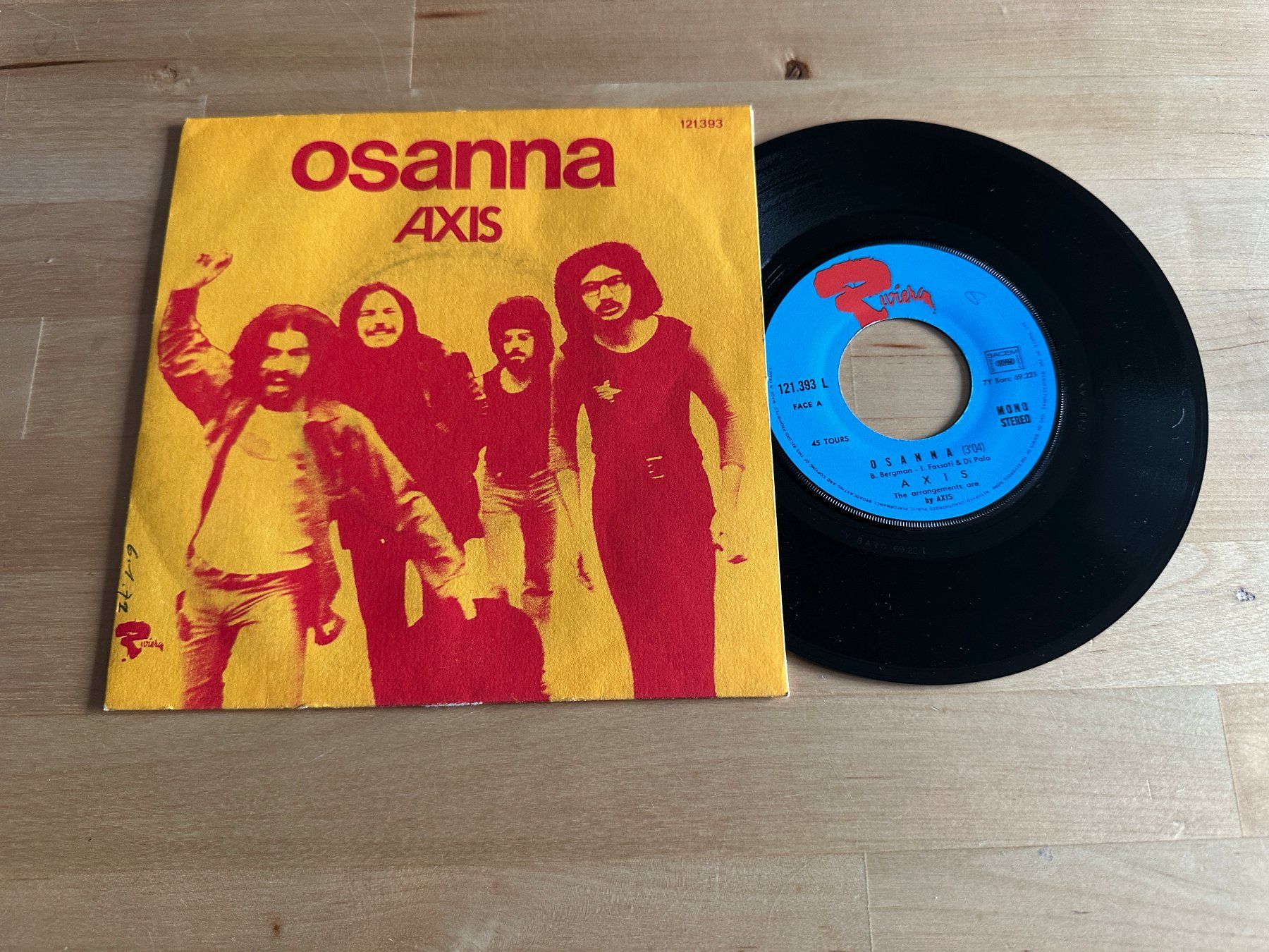 OSANNA tolle Axis Single Progressive Rock Kult 70's Top Hit (Gebraucht ...