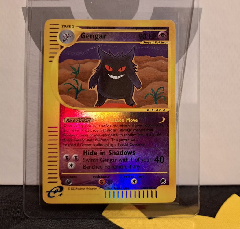 GENGAR REVERSE HOLO EXPEDITION BASE SET POKEMON KARTE 2002 (Gebraucht ...