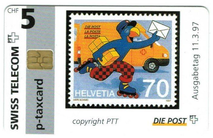 Taxcard Chip-921 Globi Post 2. Auflage 300 Ex ungebraucht (Neu (gemäss ...