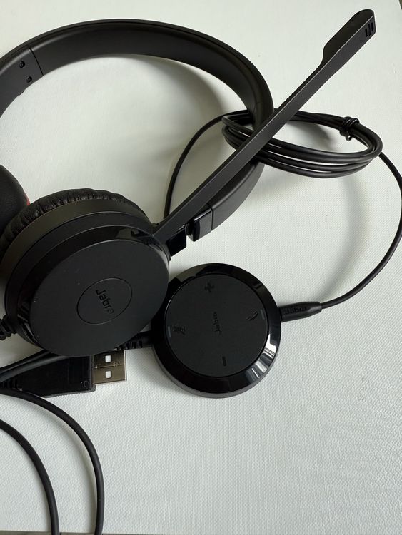 Jabra ENC060 (Evolve) wired USB headset (Neu (gemäss Beschreibung)) in ...