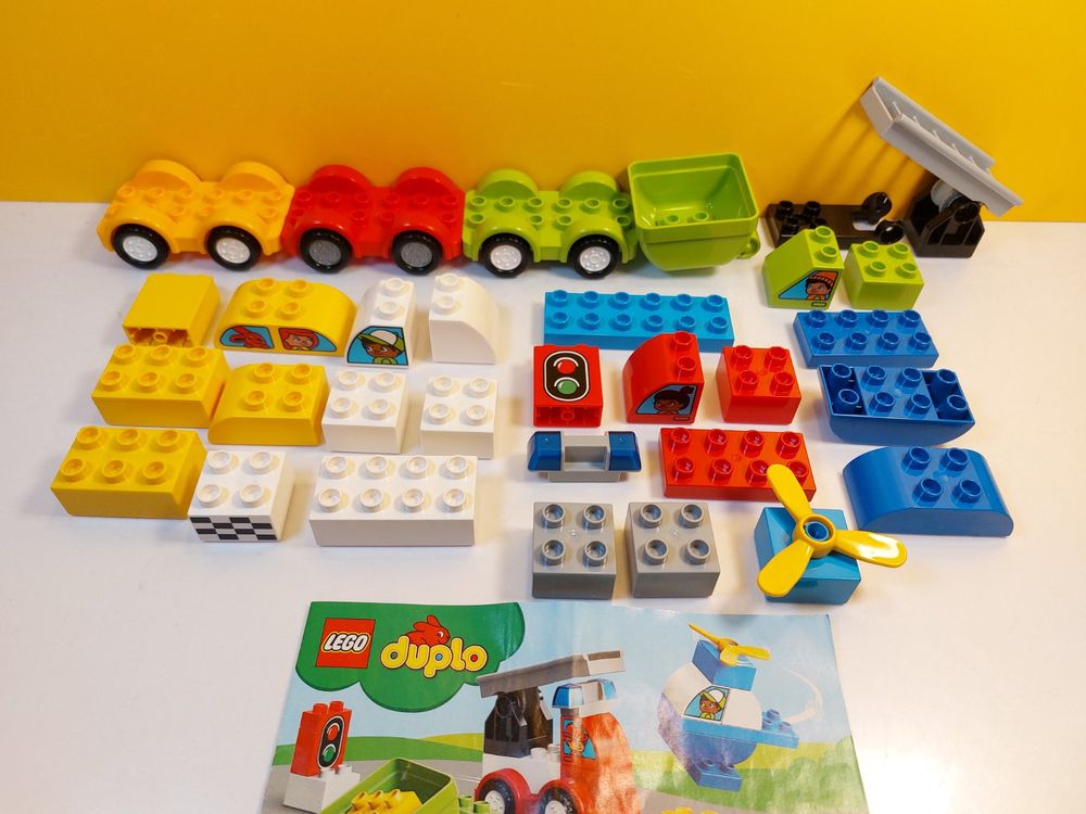 LEGO DUPLO 10886 Meine ersten Fahrzeuge - Komplett inkl. BA (Gebraucht ...