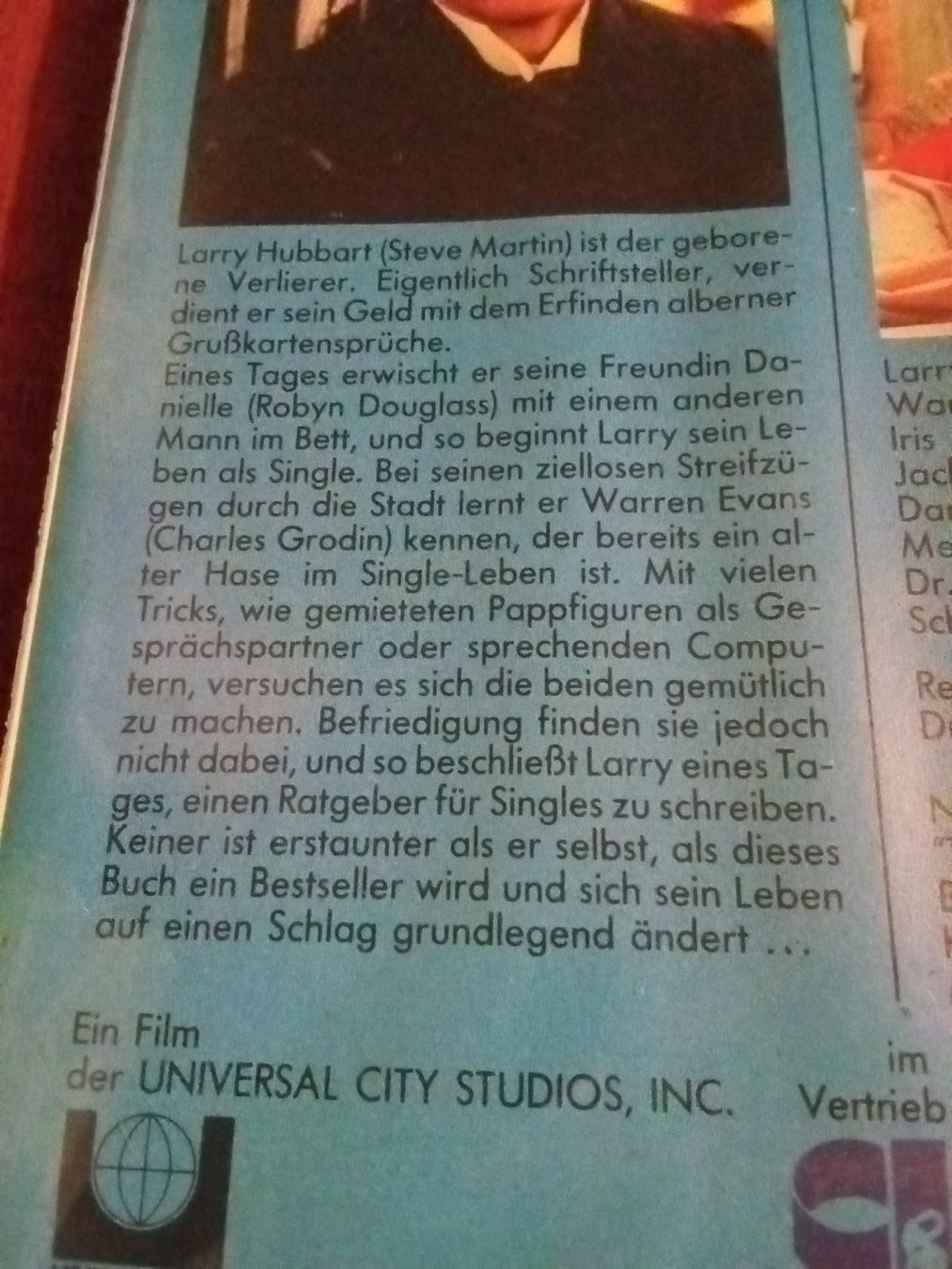 Ein Single kommt selten allein (USA 1984) CIC Video VHS 1140 (Gebraucht ...