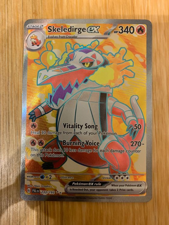 Skeledirge ex pokemon card (Neu (gemäss Beschreibung)) in für CHF 2 ...