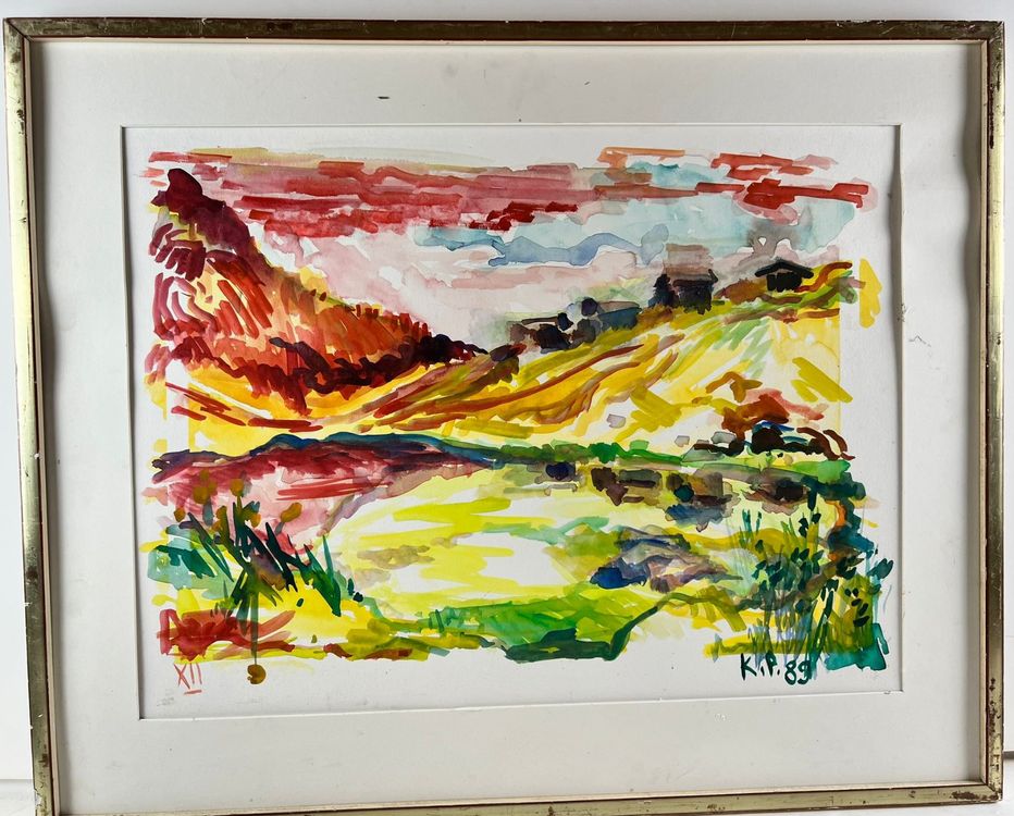 Großes Abstrakt Aquarell Signiert. (Gebraucht) in Neuhausen am Rheinfall für CHF 10 – nur ...