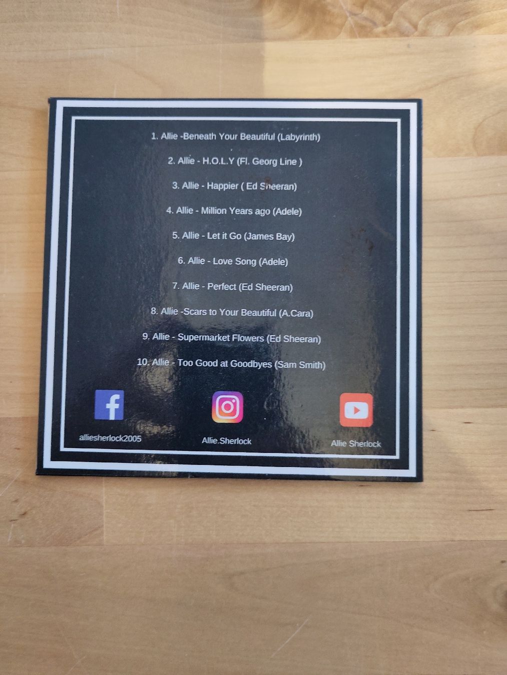 Signierte CD von Allie Sherlock – Sammlerstück! (Gebraucht) in ...
