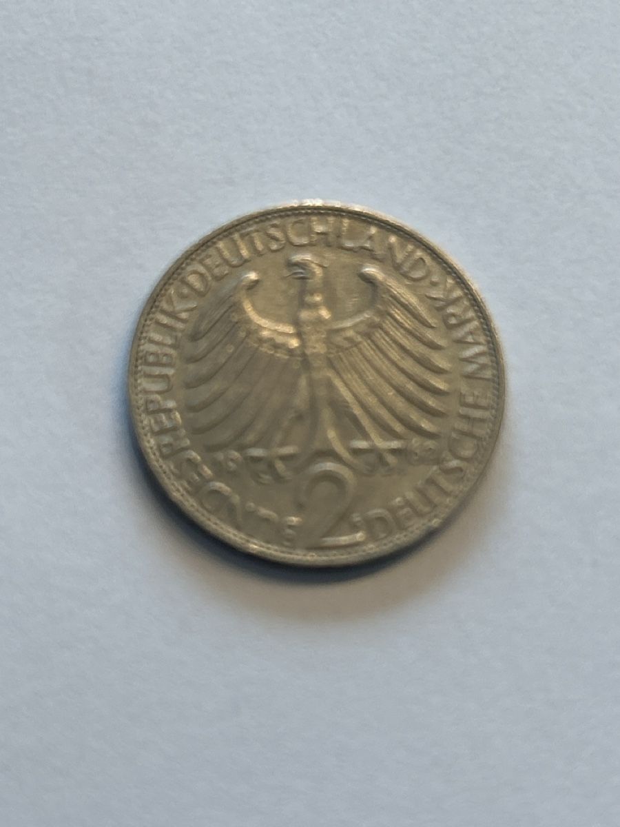 2 Deutsche Mark 1947 Max Planck, seltene Sammlermünze (Gebraucht) in ...