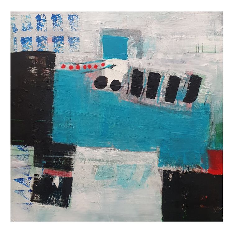 Acryl Bild auf Leinwand - Unikat | Kaufen auf Ricardo