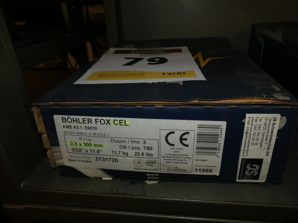 079) 780 x Böhler FOX CEL Stabeletroden | Kaufen auf Ricardo