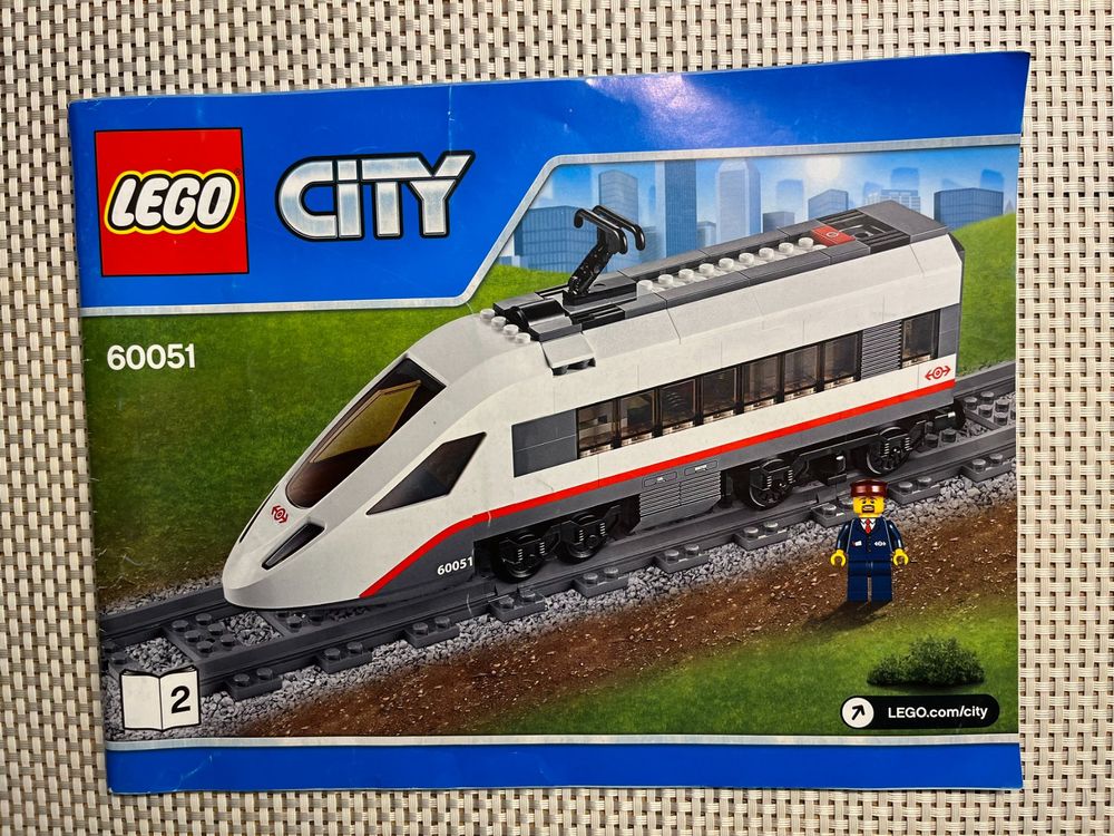 Lego 60051 Lok Lokomotive ICE Zug OHNE Elektronik | Kaufen auf Ricardo