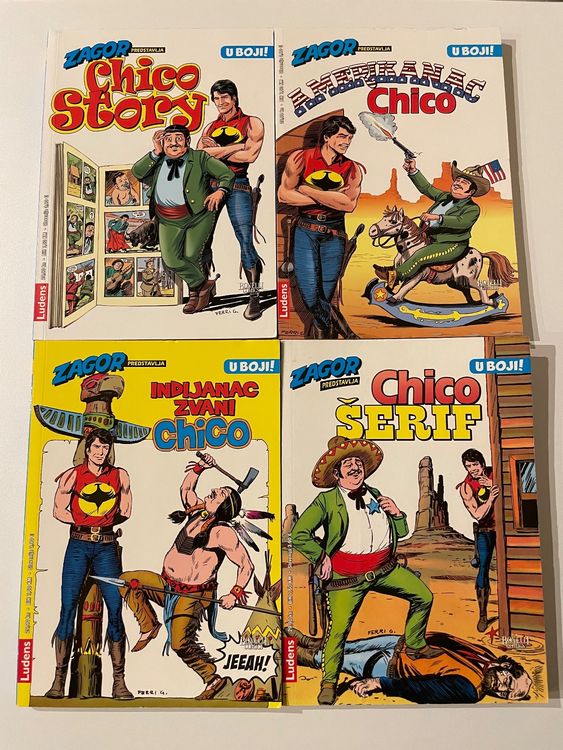 Ludens Zagor Chico 1-4 Strip / Comic Kroatisch | Kaufen auf Ricardo