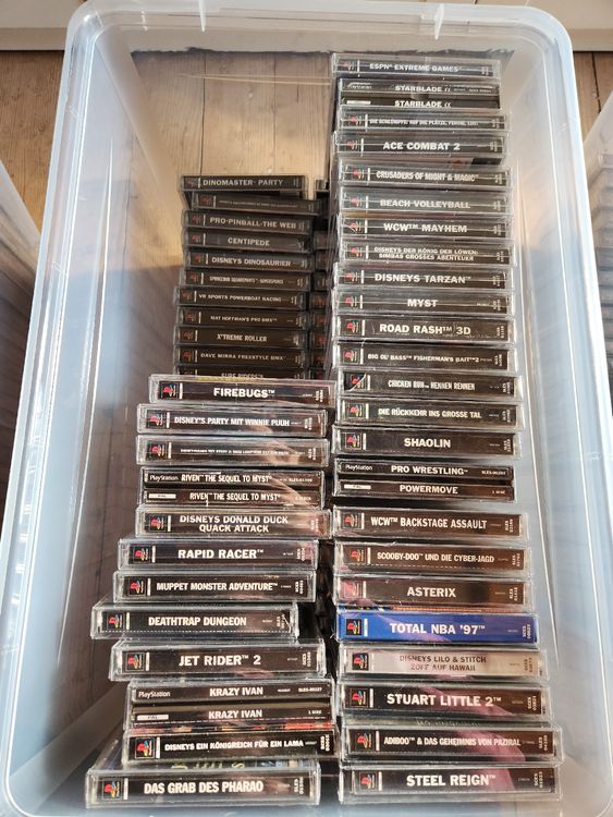 PlayStation 1 Sammlung, über 230 unique Spiele - PS1 Top!!! (Gebraucht ...