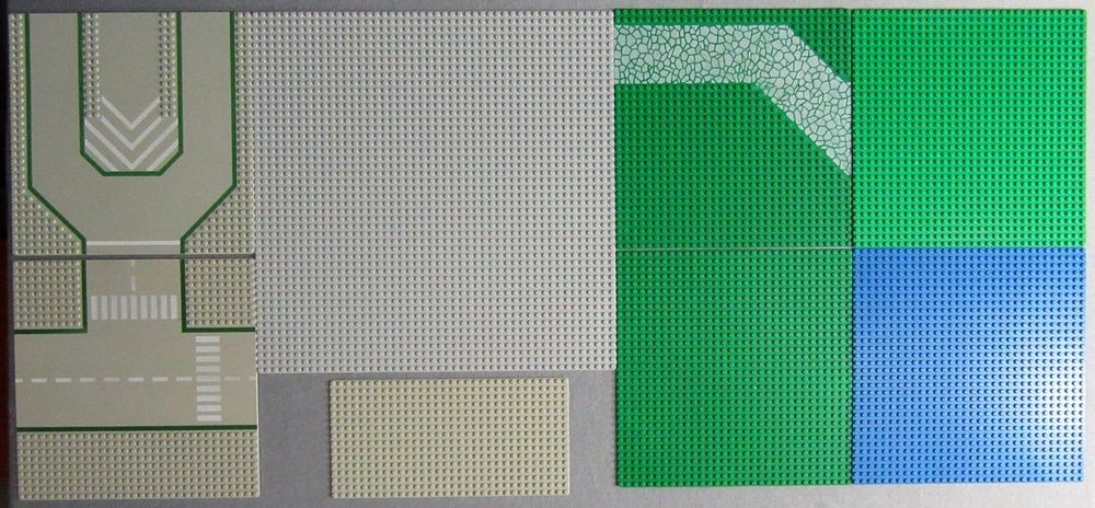 8 Lego Platten in verschiedenen Grössen und Farben (Gebraucht) in ...