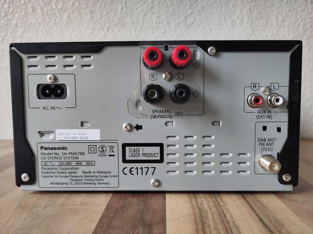 Panasonic SA-PMX70B (Gebraucht) in Basel für CHF 29 – mit Lieferung auf ...