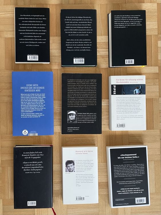 9 Krimis von Wittwer, Bannalec, Dahl, Schneider u.a. (Gebraucht) in ...