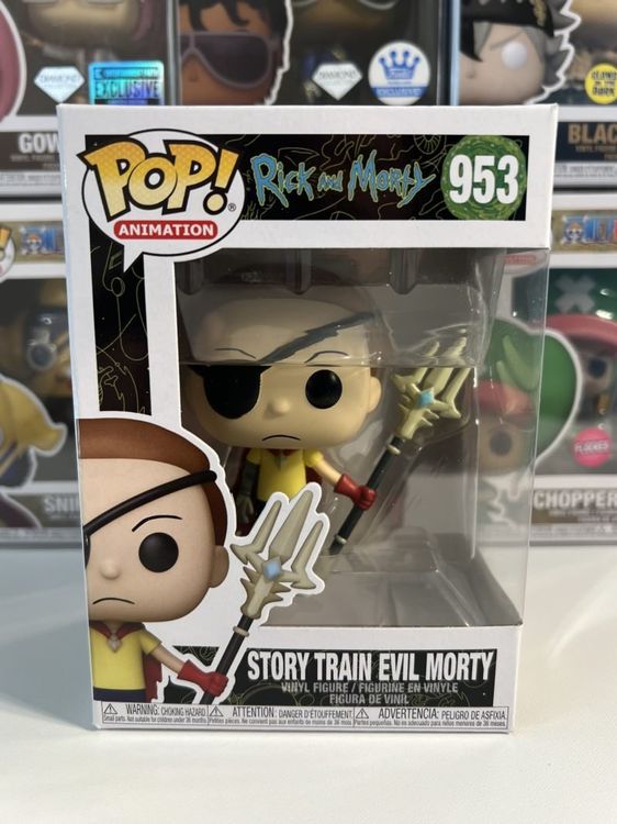 Funko POP! Animation Rick & Morty Story Train Evil Morty (Neuf avec ...