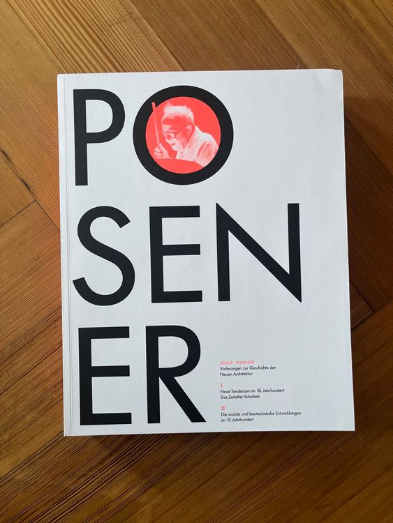 Julius Posener: Vorlesung z. Geschichte d. Neuen Architektur | Kaufen ...