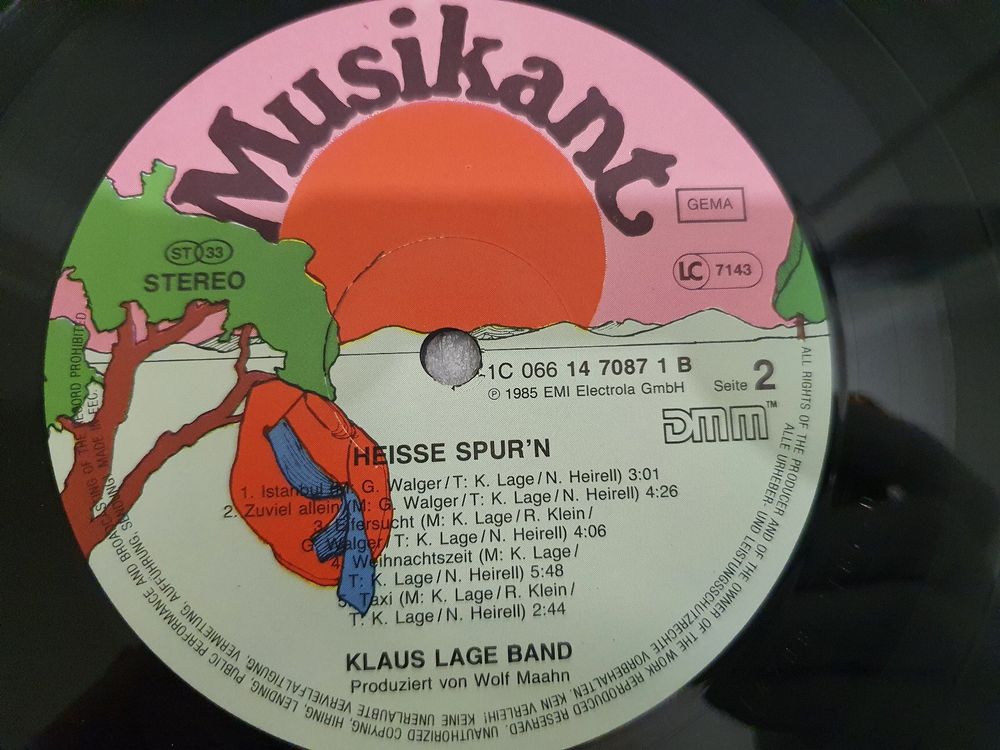Klaus Lage Band – Heisse Spuren (Gebraucht) in Uster für CHF 3.5 – mit ...
