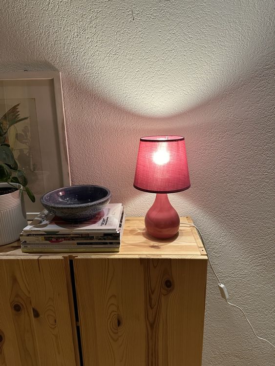 Tischlampe pink | Kaufen auf Ricardo