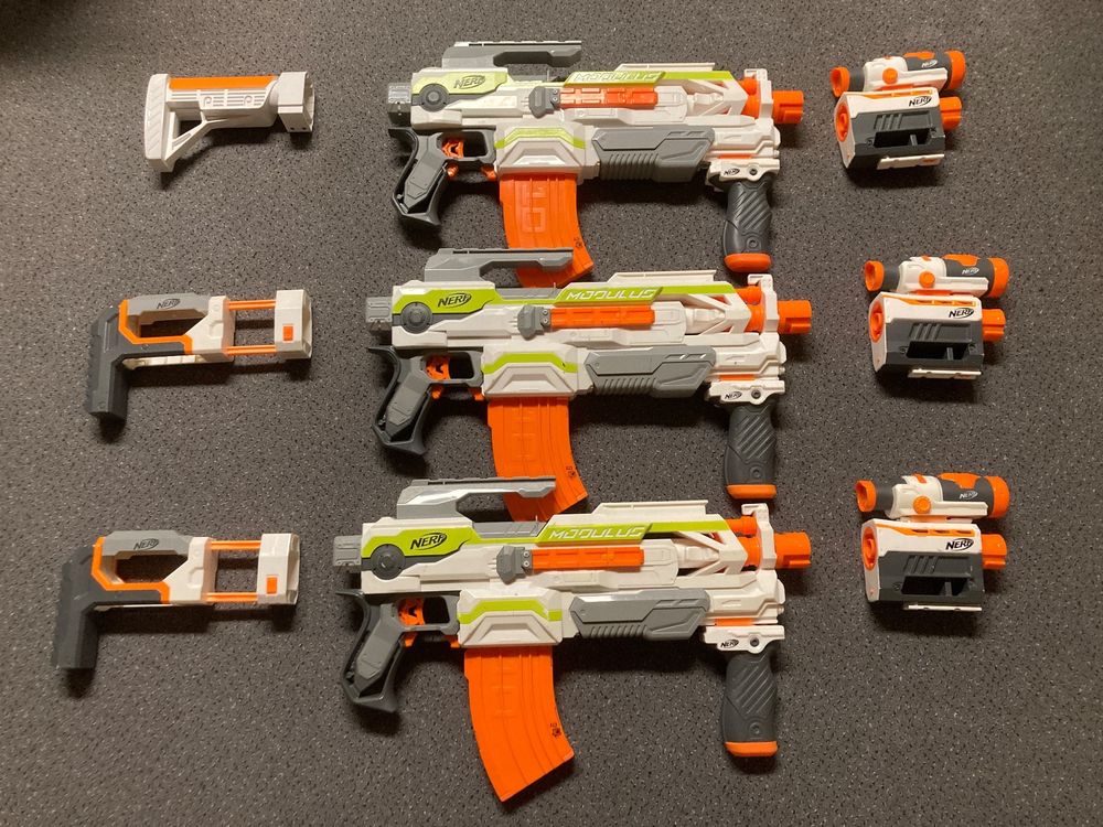 3x Nerf Modulus ECS-10 - Preis verhandelbar | Kaufen auf Ricardo