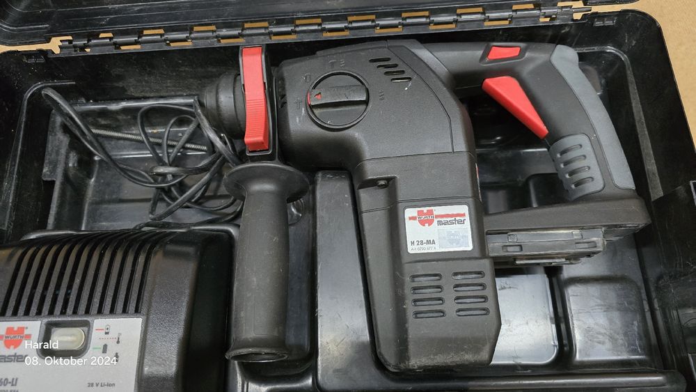 Akkubohrhammer Würth mit Koffer und Ladegerät (Gebraucht) in Dietikon ...