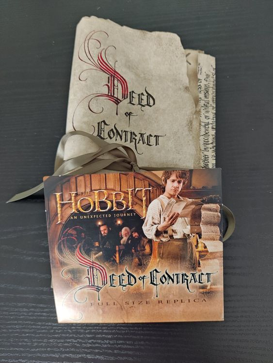 Hobbit, THE BURGLAR CONTRACT OF BILBO BAGGINS | Kaufen auf Ricardo