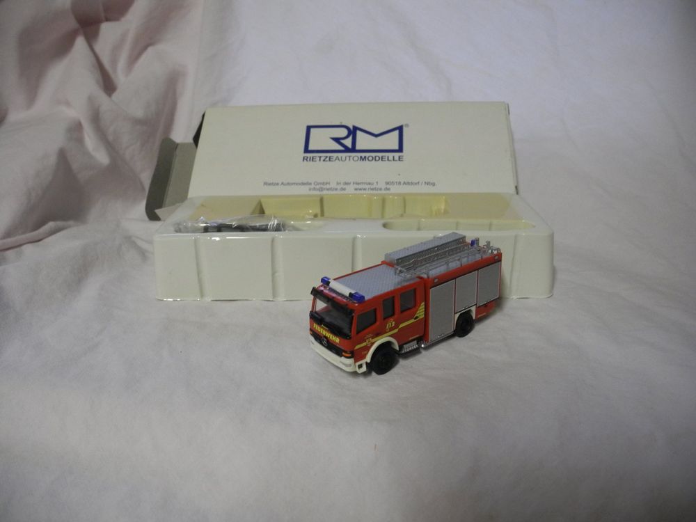 RIETZE MERCEDES FEUERWEHR 1:87 MIB (Neu und originalverpackt) in ...