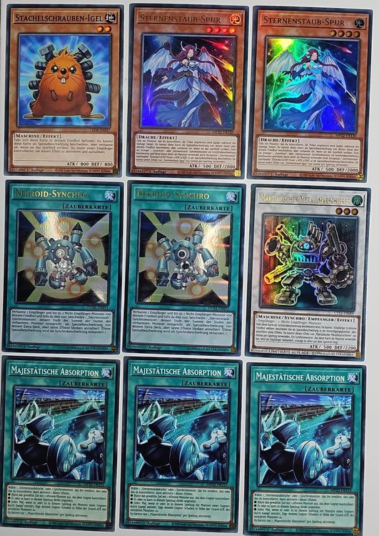 Yugioh Synchro Sternstaub Karten Deck Set Core Sammlung (Neu und ...