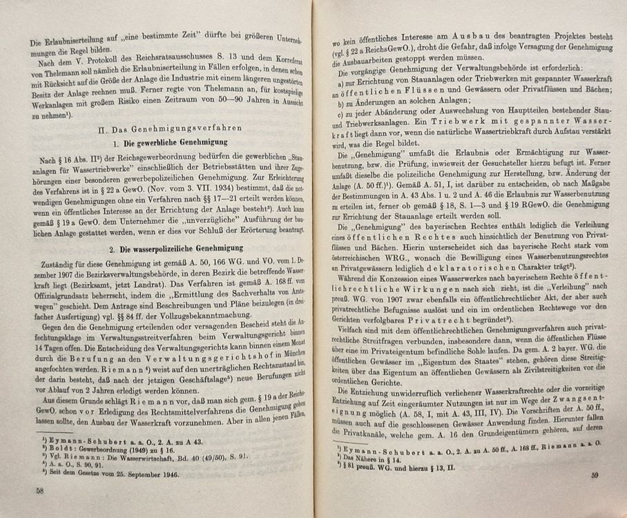 Wasserkraftrecht, das blaue Gold der Alpen (1951) (Gebraucht) in Bern ...