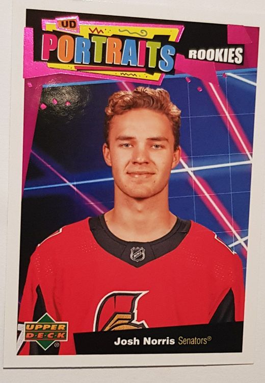 Josh Norris NHL Card Upper Deck Portraits Rookie P-49 /20-21 | Kaufen ...