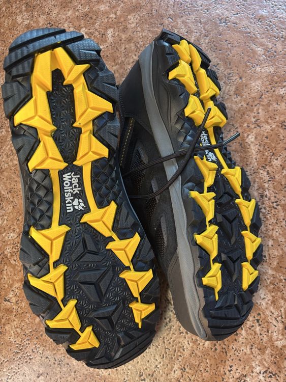 Jack Wolfskin VOJO 3 TEXAPORE LOW - Hiking shoes - black/bur (Neu und ...