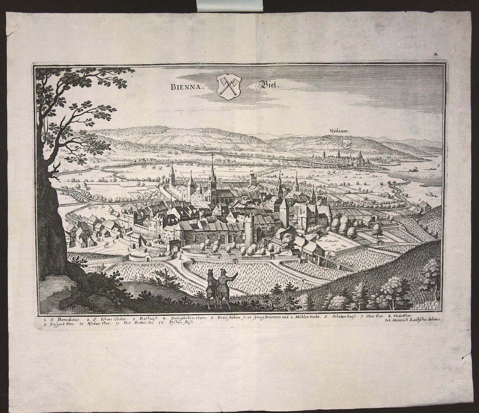 Biel Bienne Kupferstich von Merian (Gebraucht) in Rafz für CHF 115 ...