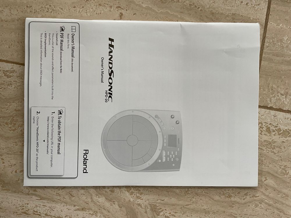 Neuwertiger Roland Handsonic inkl. Ständer Roland PDS-10 (Gebraucht) in ...